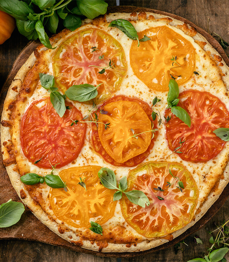 Heirloom Tomato Pizza Recipe | Home Run Inn Pizza