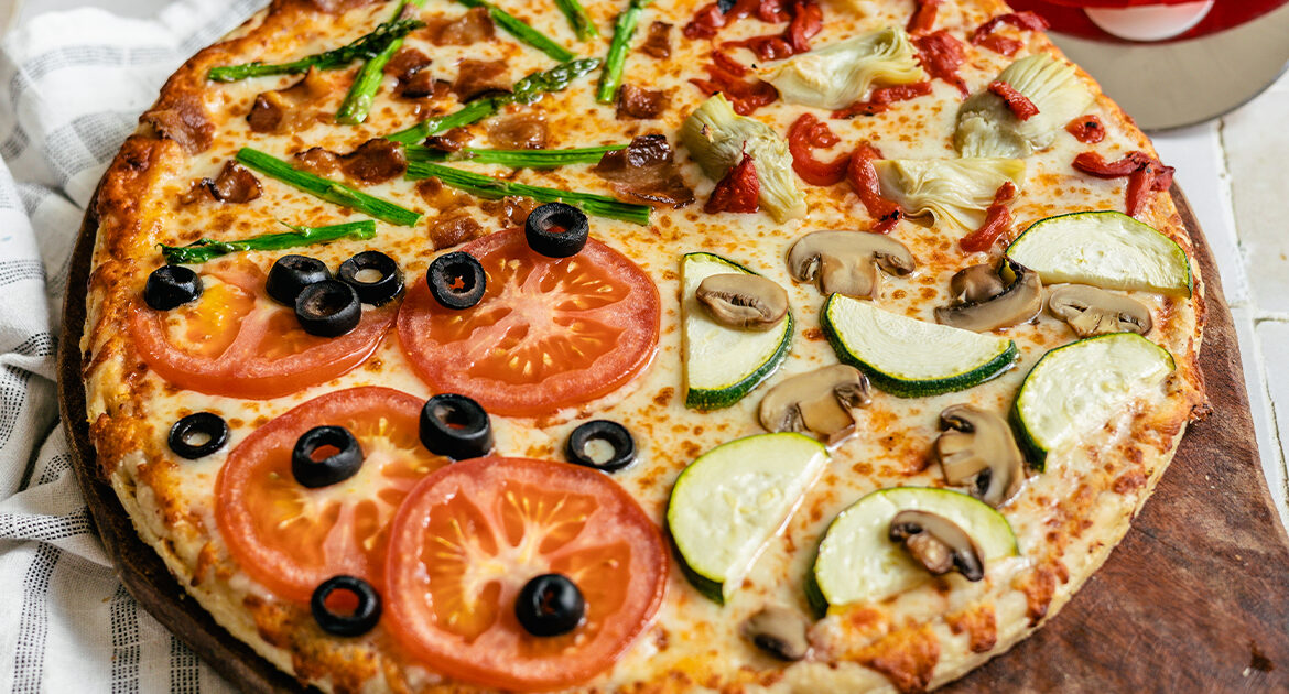 Savory Quadrant Family Pizza Recipe | Home Run Inn Pizza